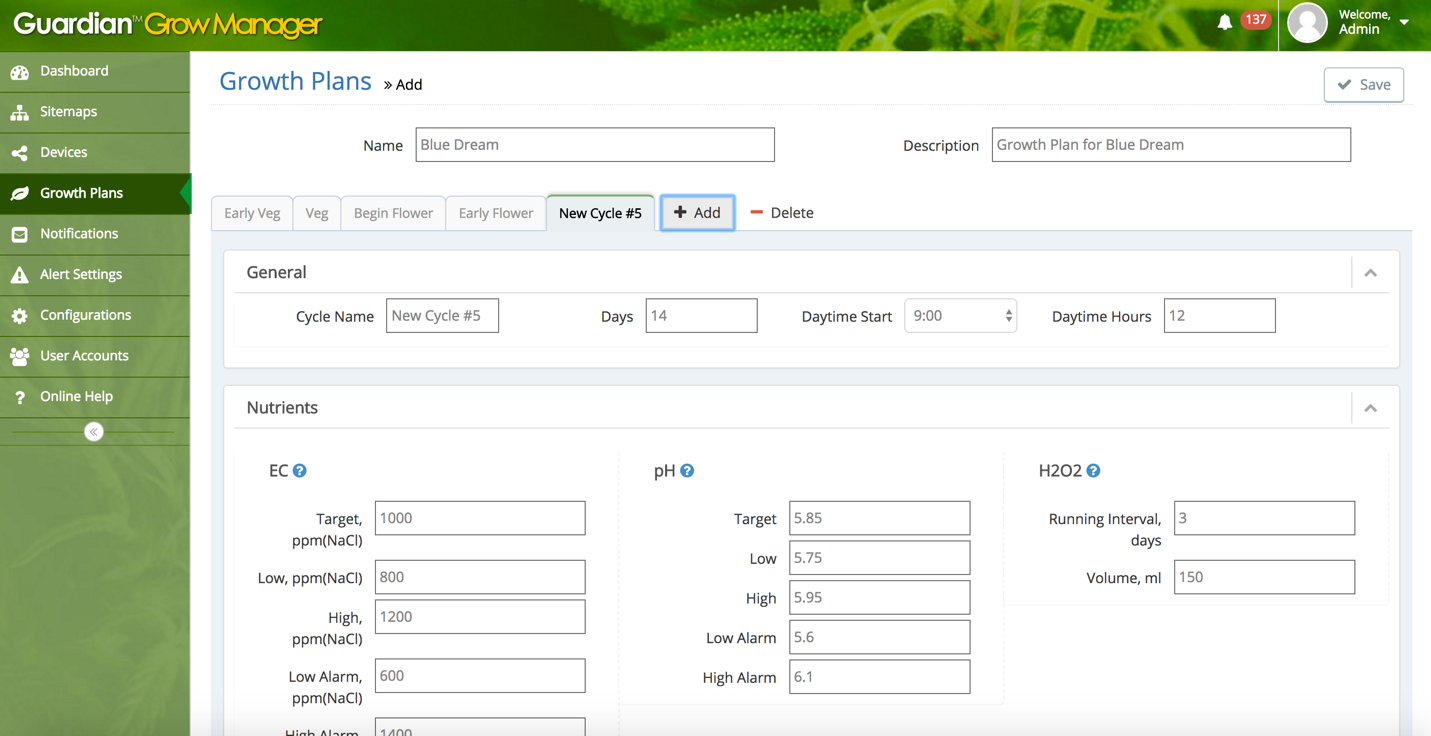 Guardian Grow Manager Automation Software | AEtrium System | AEssenseGrows