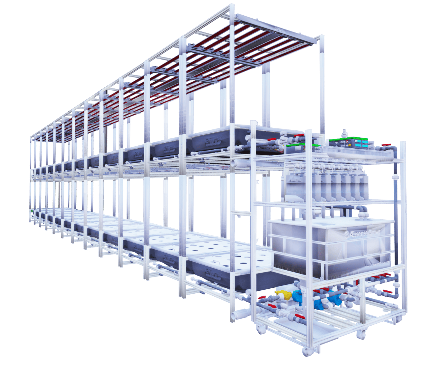 Double Deck AEtrium-4 Commercial Aeroponics Growing System for Flower